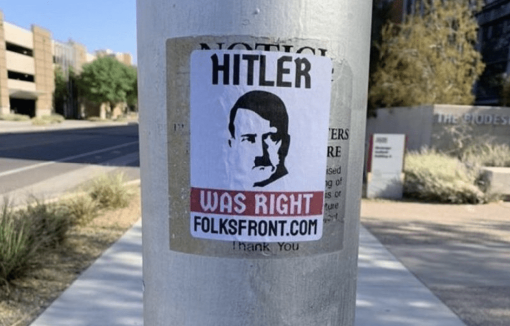 'Hitler Was Right' Flyers Raise Alarm as White Supremacist Recruitment ...