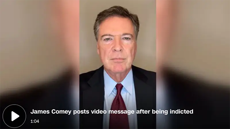 Former FBI Director James Comey Responds to Indictment, Retains Veteran ...