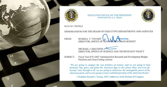 White House Pivots Federal R&D Strategy: New Memo Signals Major Shift ...