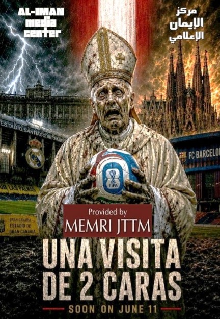 Pro-ISIS Poster Suggests Disaster During Pope Leo XIV's Spain Visit ...
